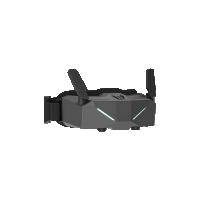 China New IFlight Skyviz Analog FPV Goggles Built-in Receiver 30FPS CVBS 1920x1080 100Hz Supported 64G Cards Glasses For RC Drone for sale