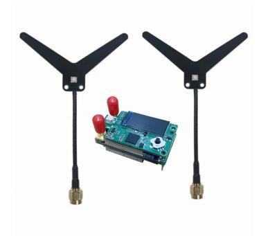 China 1.2G 1.3G VRX Video Glasses Dual Receiver 9CH Antenna Compatible With D-JI Fat Shark SKYZONE FPV Drone for sale