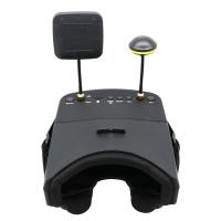 China EV800D 5.8G 4.9G 40CH 5 Inch Headset HD DVR Diversity FPV Glasses W/ 25-1300mW Switchable Transmitter VTX For RC Drone for sale
