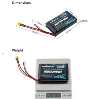 China Wholesale Price Radiomaster 2S 7.4V 6200mAh Battery JST-XH XT30 Boxe/TX16S Universal Module Remote Controller Racing Drone for sale