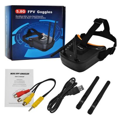 China VR009 5.8G 40CH Auto-Searching Double Antennas Mini FPV 3.0 Inch 480*320 LCD Screen Built-In Battery Toys for sale