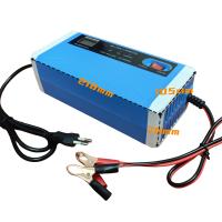 China 12V 24V 10A Smart Lead Acid Battery Charger - Auto Voltage Detection With Recovery Mode For Automotive/Motorcycle for sale