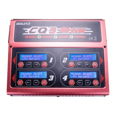 China EV-PEAK CQ3 100Wx4 10A 1-6S Balance Charger with JST_XH Adapter Board Drones Accessories for LiPo LiFe NiMH NiCd Battery for sale
