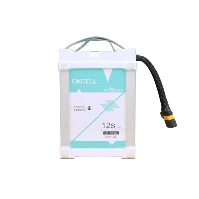 China Original OKCELL 44.4V 12S LIPO Battery 22000mah 20C Smart Battery for UAV Flight for sale