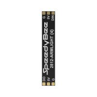 China Speedybee 2812 RGB Programmable LED Arm Light Strip Pack 4 Battery-Powered Plastic Parts for RC Hobby Racing Remote Control for sale