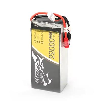 China Tattu 6S 22000mAh Battery 25C 22.2V 6S1P Lipo Battery  Agricultural Spray Drone Battery for sale