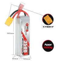 China GNB 3000mAh 6S LiPo 22.2V 100C XT60 RC Car Drone Battery High-Performance 3500 5000mAh C-Rating Flight High Discharge C for sale