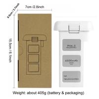 China 4500mAh 15.2V Upgraded Drone Battery for DJI Phantom 3 Pro / Standard /Advanced 4K /SE Intelligent Flight Batteries Replacement for sale