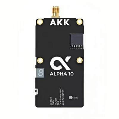 China AKK Alpha 10 10W VTX - 5.8GHz 80CH 10W 7W 5W 3W 1W Power Switchable FPV Video Transmitter Support Smart Audio for sale