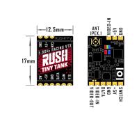 China RUSHFPV TANK RACE II 5.8G VTX 48CH PitMode 25mW 100mW 200mW Max Adjustable SmartAudio Video Transmitter 20X15mm FPV Racing Drone for sale