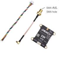 China JHEMCU 2.5W VTX 5.8G 40CH Adjustable FPV  Transmitter Built-in Microphone Heat Sink 2-6S 30X30mm for RC Airplane FPV Long Range for sale