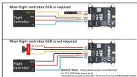 China JHEMCU 2.5W VTX 5.8G 40CH Adjustable FPV  Transmitter Built-in Microphone Heat Sink 2-6S 30X30mm for RC Airplane FPV Long Range for sale