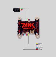China RUSH TANK II V2 Ultimate 5.8G 48CH Raceband FPV Transmitter for RC Drones Switchable 2-8S VTX 25/200/500/800mW Drone for sale