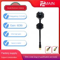 China For Ultra-High Gain 6Dbi 5.2G 6G 4.9G Dual Masonry ABS VTX Antenna for FPV Drones Stable Ultra-Long Distance Transmission for sale
