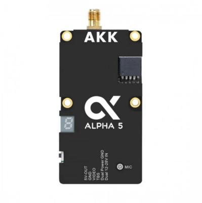 China AKK Alpha 5 5W VTX-5.8GHz 80CH 1w/2w/3w/5w Power Switchable FPV Video Transmitter Drones Accessories for sale