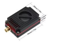 China RushFPV Rush 3.3G 4W VTX 16CH 4000MW Audio Video FPV Transmitter Drones Accessories  RushFPV Rush 3.3G 4w Vtx Fpv Transmitter for sale