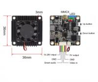 China AKK Ultra Long Range 5.8Ghz 3000mW 3W up to 10Km VTX with Fan MIC Smartaudio 30.5*30.5mm for RC FPV Drone Airplane Fpv Drone Vtx for sale