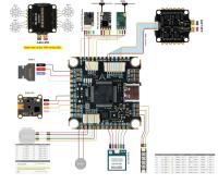 China SuperRC F405F405HD / F7 F722 Flight Controller/ F4V3S Plus FC + 60A 4in1 BLheli_S ESC Stacks 30.5*30.5mm for RC FPV Racer Drone for sale