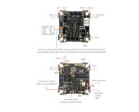 China HappyModel Crazy  F411 ELRS AIO 4in1 F411 Flight Controller Built-in UART 2.4G ELRS RX 20A ESC 2-4S for FPV Toothpick Drones for sale