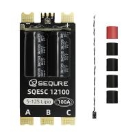 China SEQURE ESC 12100 Brushless Speed Controller 5-12S 100A BLHeli_32 | AM For FPV Racing Drone Airplane Boat RC Car for sale