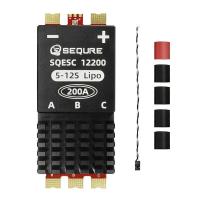 China SEQURE 12200 Brushless Speed Controller 5-12S 200A BLHeli_32 | AM For Multi-rotor Aircrafts Airplane Boat RC Car for sale