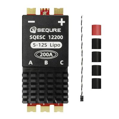 China SEQURE 12200 Brushless Speed Controller 5-12S 200A BLHeli_32 | AM For Multi-rotor Aircrafts Airplane Boat RC Car for sale