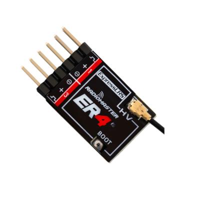 China Radiomaster ER4 2.4GHz  ER Series ELRS PWM Receiver ExpressLRS System for FPV Drone Parts Small Aircraft Ship Car Models for sale