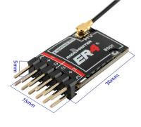 China Radiomaster ER4 2.4GHz  ER Series ELRS PWM Receiver ExpressLRS System for FPV Drone Parts Small Aircraft Ship Car Models for sale