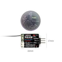 China Ledi R8Xm Mini 8-Channel Receiver Built-In Power Battery Voltage Return Racing Drone Parts for Locomotive Ship Model T8S Made for sale