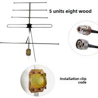 China Directional 5-Unit Yagi Antenna for Racing Drones Essential RC Transmitter Parts Frequencies 1.2G 1.5G 1000-1200MHz 1440-1500MHz for sale