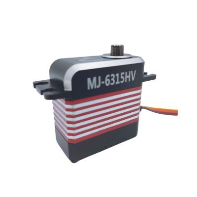 China High-Torque Servo Mj-6315hv 8.4v 63kg-Cm Coreless Motor Metal Gear Digital For Car, Aircraft Models for sale