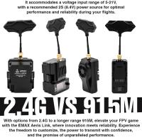 China EMAX Aeris Link ExpressLRS ELRS 915MHz / 2.4GHz Transmitter Module With OLED Screen And Fan For FPV RC Drone for sale