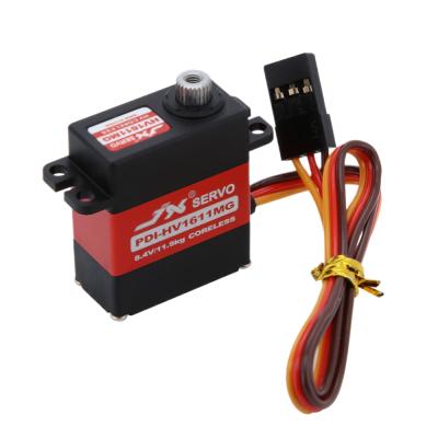 China JX PDI-HV1611MG 16g 4.8-8.4V Coreless Metal Gear Digital Servo Motors for 1/8 1/10 1/12 RC Vehicles Drones for sale