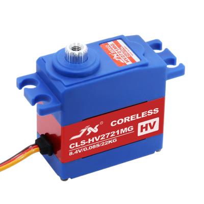 China JX CLS-HV2721MG Waterproof Digital Servo 8.4V 22KG High Torque Coreless Motor for 1/8 1/10 RC Crawler Car Robot for sale