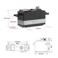 China New Jx Pdi-4410mg Kg High Metal Gear Performance Digital Coreless Low Profile Servo 1/8 1/ Rc Drift Car for sale