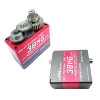China Wholesale Price JX RD-C7638HV-180 38kg.cm 360 Coreless Full Aluminium Hulls Structure Robot Servo Magnetic Sensing Steering for sale
