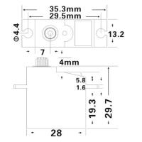 China Factory Outlet JX Servo PDI-1181MG 18g 3.5KG Metal Gear Digital Core For WPL RC Car B24 C14 C Helicopter Airplane Robot for sale
