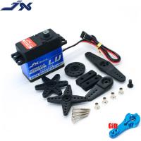 China JX Servo Waterproof Metal Gear DC5821LV 20KG Large Torque Digital Coreless For RC Car Crawler TRX4 Baja Boat Robot Arm for sale