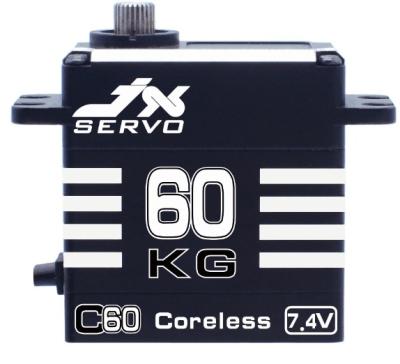 China Hot JX C60 Kg.cm Super Coreless Servo 7.4V High Pressure Torque Waterproof RC Car Steering Gear For Drones Accessories for sale