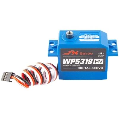 China Hot Sales JX WP5318HV 18kg Full Waterproof Metal Gear Digital Servo for Rc Racing FPV/Robot/Speed Racing Car for sale