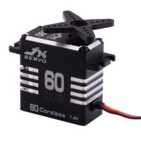 China NEW JX C60 60kg.cm Super Coreless Servo 7.4V High Pressure High Torque Steering Gear Suitable Waterproof RC Car Vehicle Robots for sale