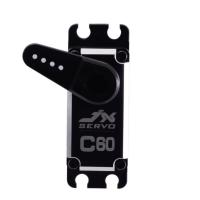 China NEW JX C60 60kg.cm Super Coreless Servo 7.4V High Pressure High Torque Steering Gear Suitable Waterproof RC Car Vehicle Robots for sale