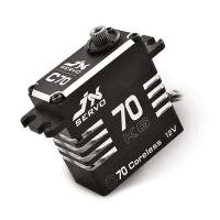 China NEW JX C70 70KG 12V High Torque Full Metal Shell Hollow Cup High Pressure Metal Gear Super Servo RC Car Boat Helicopter RobotS for sale