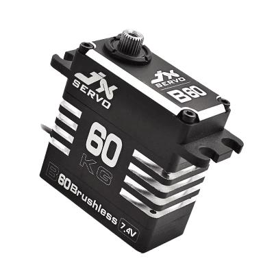 China NEW JX B60 Brushless High Pressure 60KG High Torque Waterproof Servo RC Car Model Aircraft Mechanical Arm Equipment Machine UAV for sale