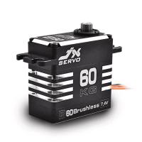 China NEW JX B60 Brushless High Pressure 60KG High Torque Waterproof Servo RC Car Model Aircraft Mechanical Arm Equipment Machine UAV for sale