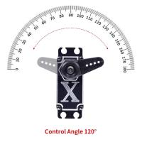 China NEW JX WP45 45KG 8.4V 0.11sec IP67 Waterproof Steel Gear Aluminum Coreless High Quality Servo RC Truck Helicopter Robot SAVOX for sale