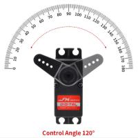 China NEW JX DC5821LV 21.8KG Full Waterproof Digital High Quality Servo for RC Car Crawler TRX4 Baja Boat Robot Arm Equipment Machine for sale