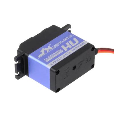 China Hot Sales JX Servo CLS6036HV 27kg Aluminium Shell Metal Gear High Voltage Coreless Digital Servo for sale