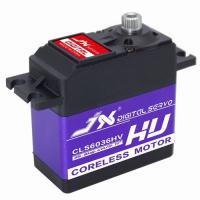 China Hot Sales JX Servo CLS6036HV 27kg Aluminium Shell Metal Gear High Voltage Coreless Digital Servo for sale
