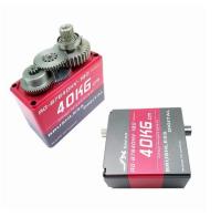 China New JX RD-B7640MI-360 40kg.cm Brushless 360 Magnetic Sensing Induction CNC Aluminum Hulls Structure Two-axis Metal Steering for sale